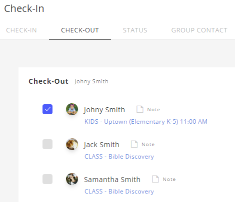 How to Use Check-Out – ChMS Help Center